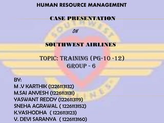 Hrm southwest | PPTX