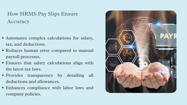 HRMS Pay Slip: Streamlining Payroll Management for Employees | PPT