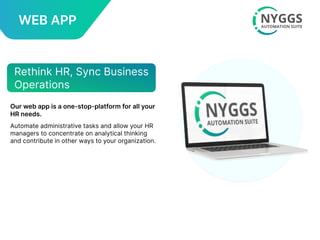 NYGGS- A Futuristic HRMS software | PPT