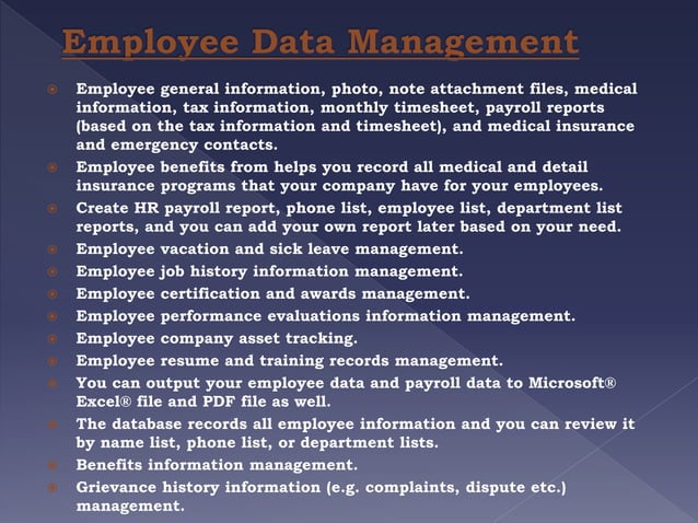HRMS software presentation | PPTX