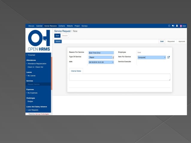 HRMS(Human Resource Management System) application | PPT
