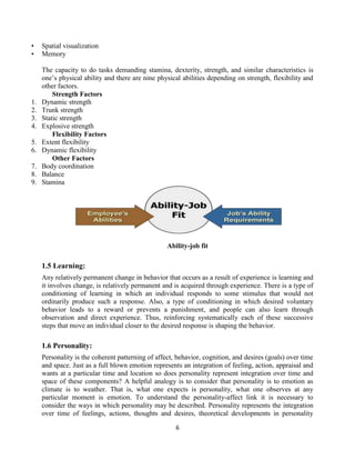 A term paper on Person-Job Fit Theory | DOCX