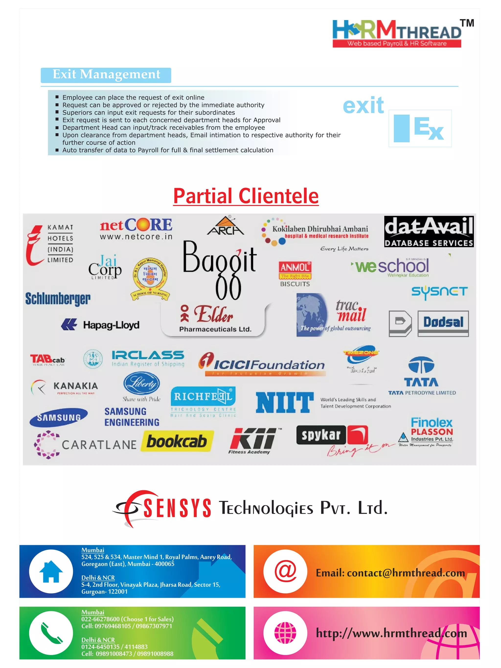 HRMTHREAD - COMPLETE PAYROLL & HRM SOLUTIONS | PDF