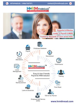 HRMTHREAD - COMPLETE PAYROLL & HRM SOLUTIONS | PDF