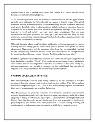 Talent Management (Manufacturing Industry) | DOCX