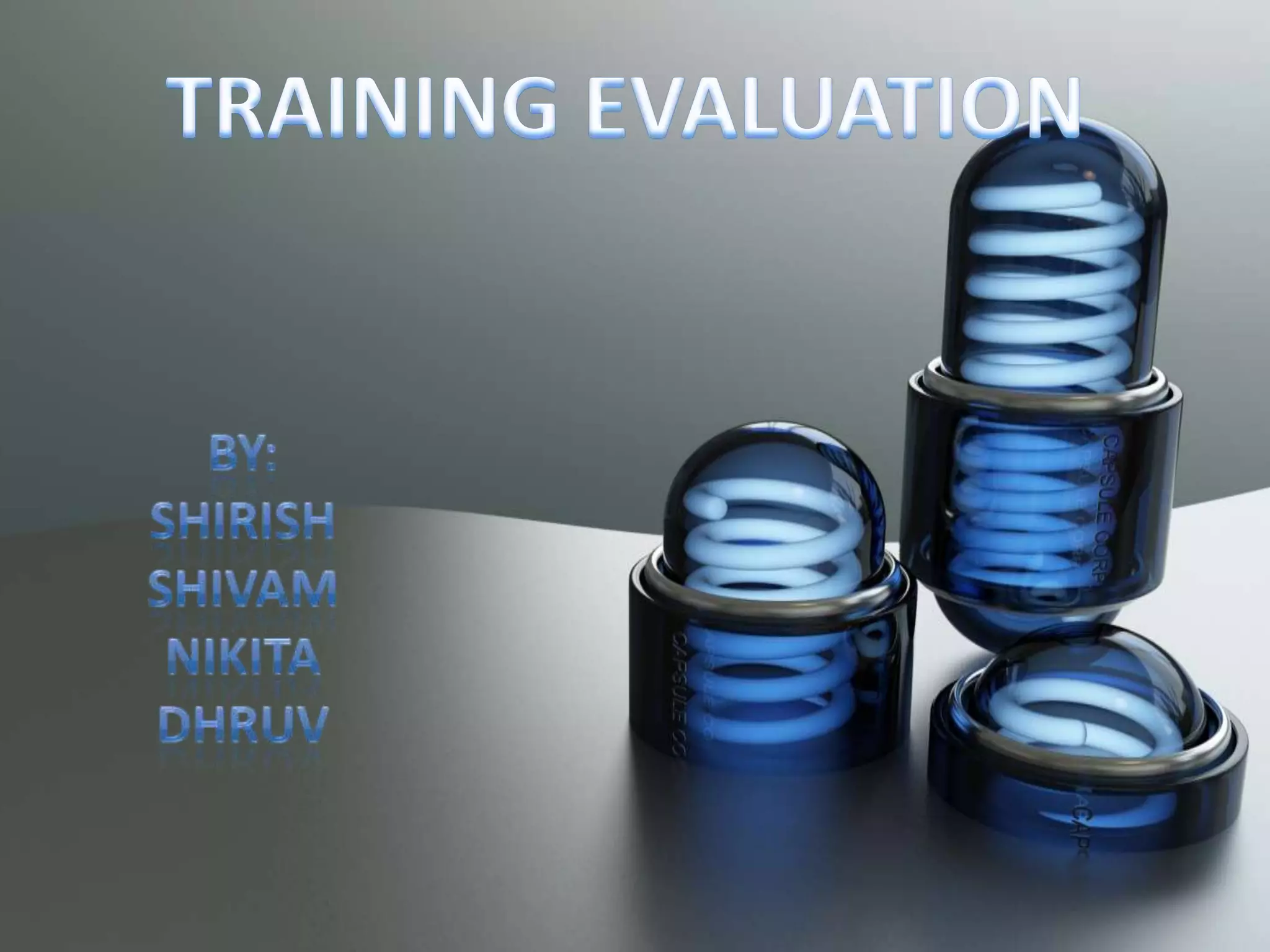 Training evaluation | PPTX