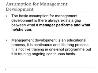 Training and Management Development | PPTX