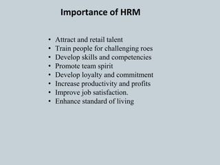 HUMAN RESOURCES MANAGEMENT - unit 1(Perspectives of HRM) | PPTX