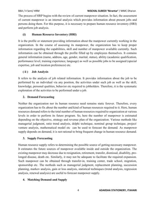 HRM Unit - 2 BBA HRP.docx notes of human resource management | DOCX