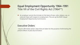 HRM UNIT II Lesson 1 EQUAL EMPLOYMENT OPPORTUNITY (EEO)_58f235c213585377c241c1fa.pptx