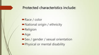 HRM UNIT II Lesson 1 EQUAL EMPLOYMENT OPPORTUNITY (EEO ...