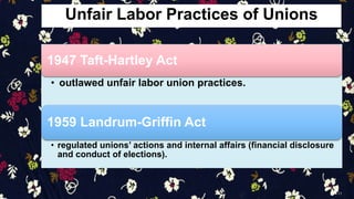 CHAPTER 14 Human Resource Management Collective Bargaining and Labor ...