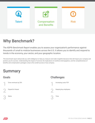 Sample Business Analysis and Benchmark Report | PDF