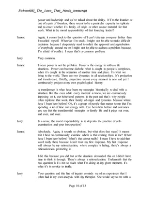 Reboot Podcast #51 — The love that heals | DOCX