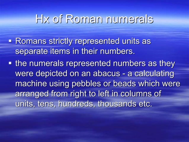 H Roman Numerals (1).ppt