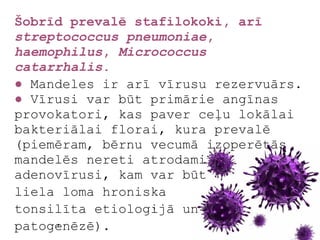 Hronisks tonsilits (lor pulciņam) | PPT