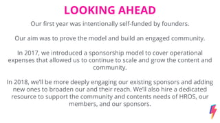 HR Open Source Sponsorship Prospectus 2018 | PPT