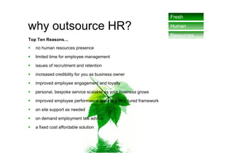 Why Outsource HR? | PPT