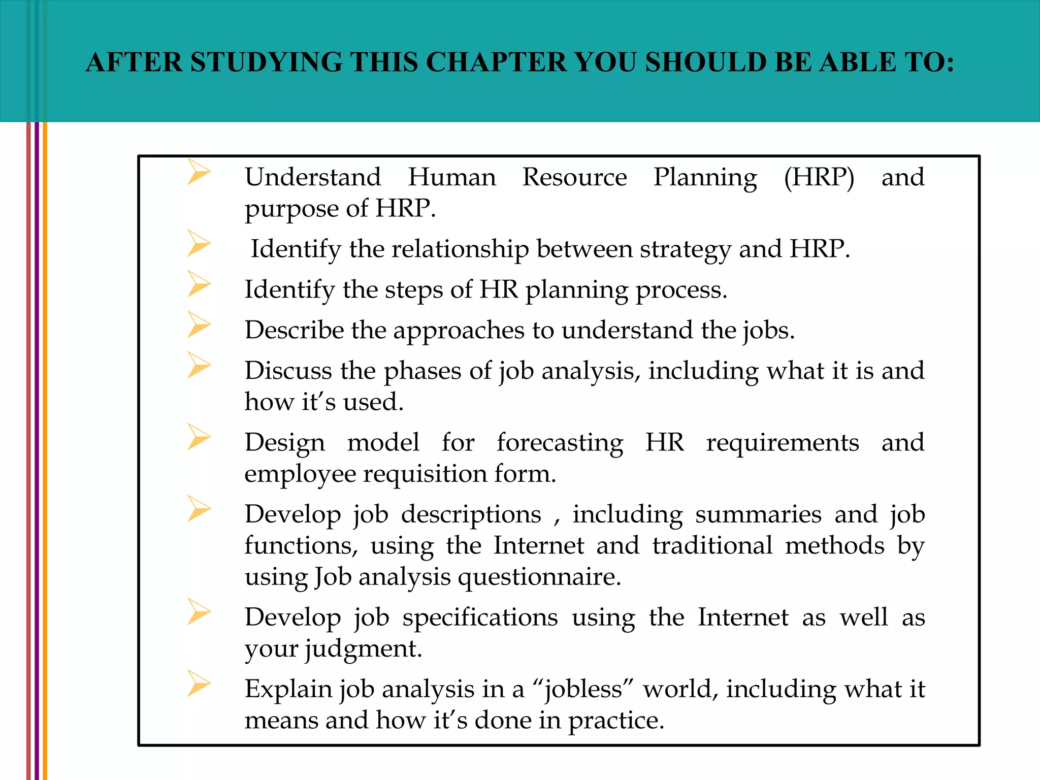 HUMAN RESOURCE PLANNING | PPTX