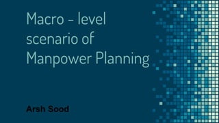 Macro-level scenario of Mnapower Planning | PPTX
