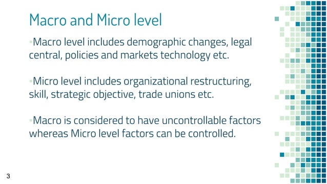 Macro-level scenario of Mnapower Planning | PPT