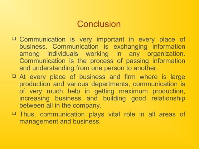 Communication and its importance | PPT