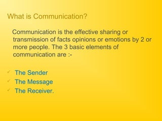Communication and its importance | PPT
