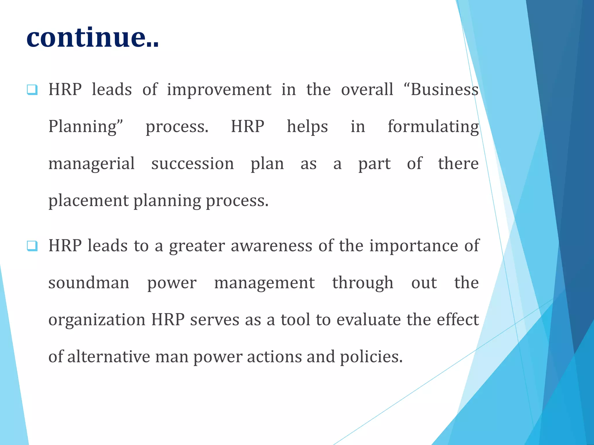 HRP(Human Resources Planning | PPTX