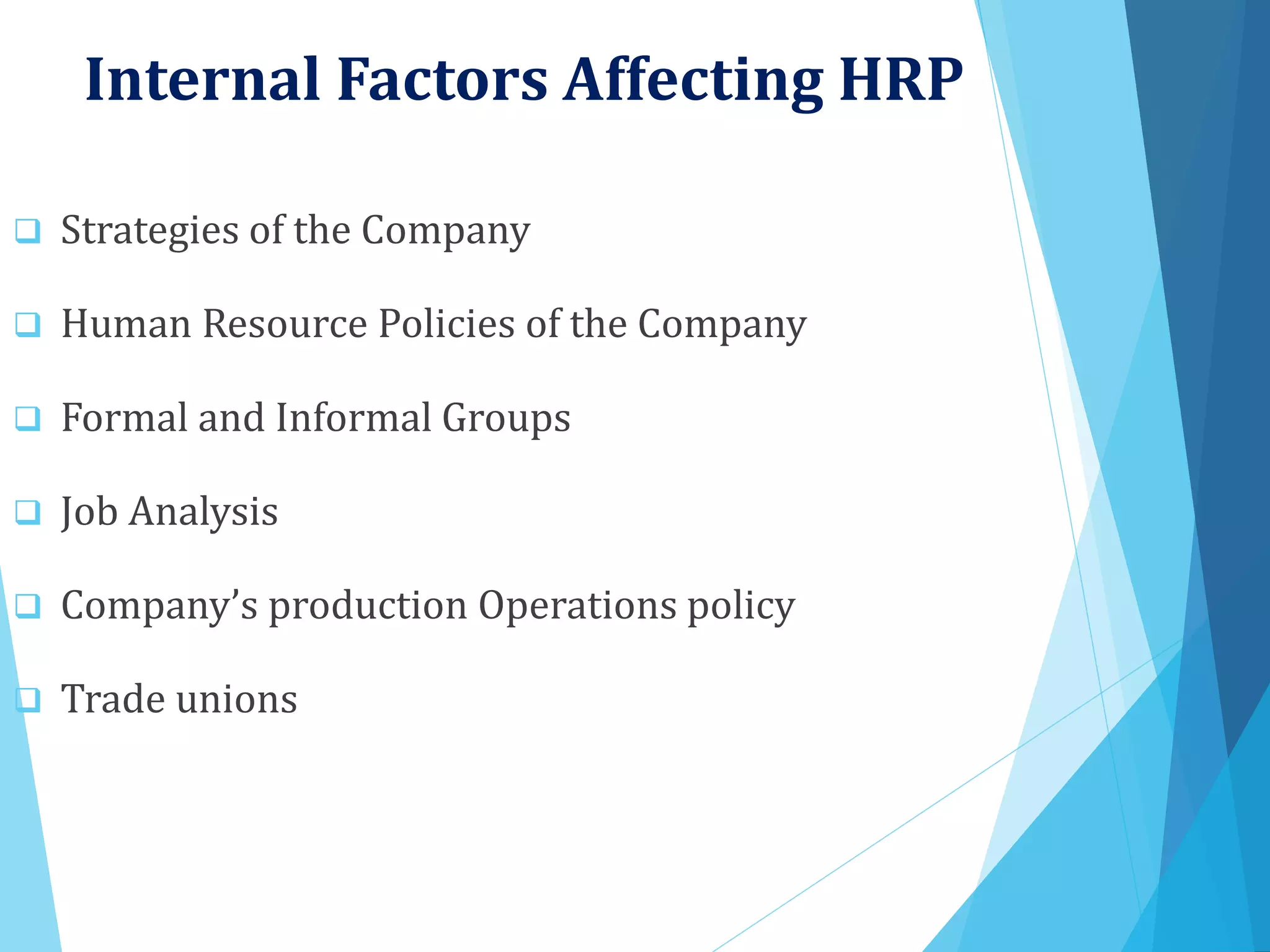 HRP(Human Resources Planning | PPTX