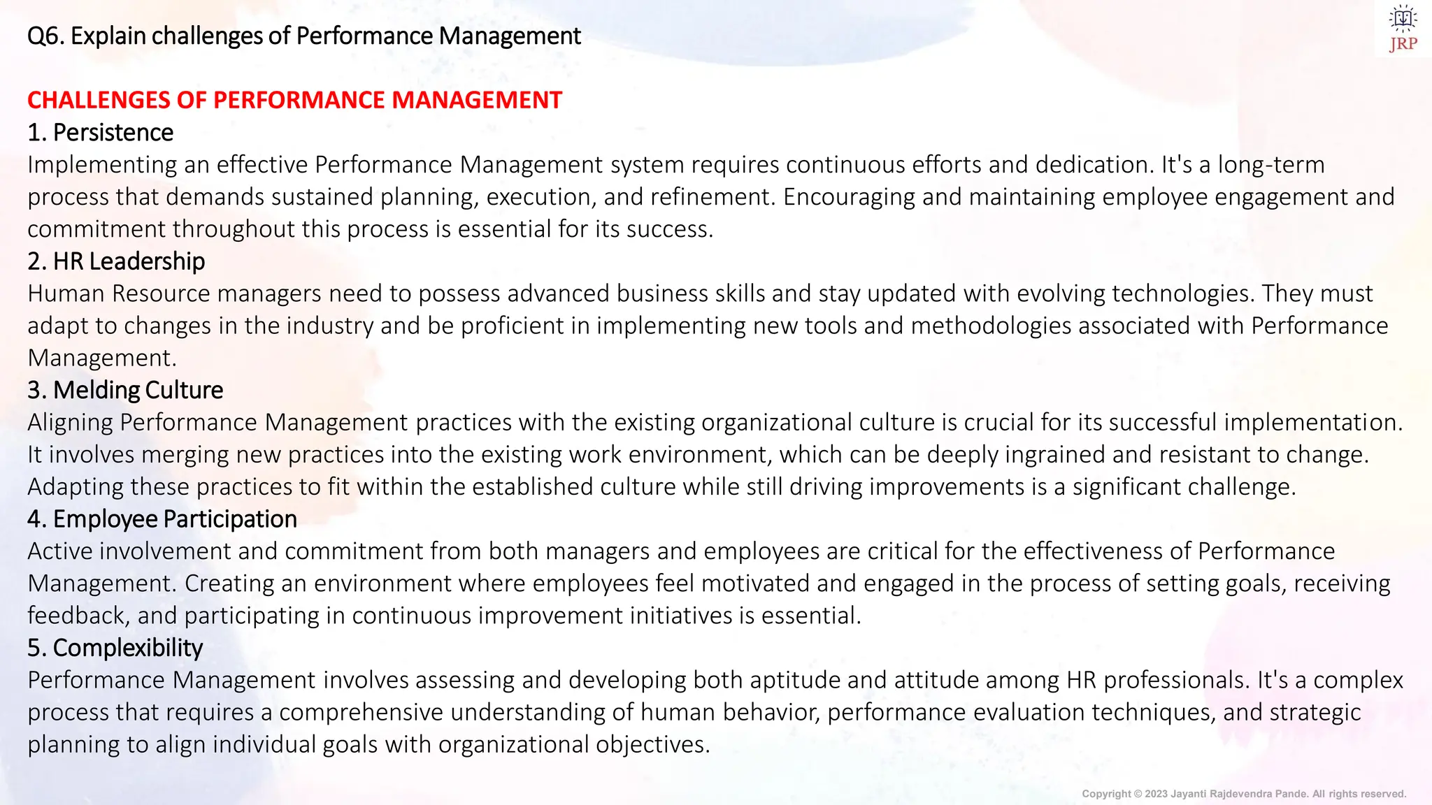 HR Paper 2 Module 1 INTRODUCTION TO PERFORMANCE MEASUREMENT .pdf