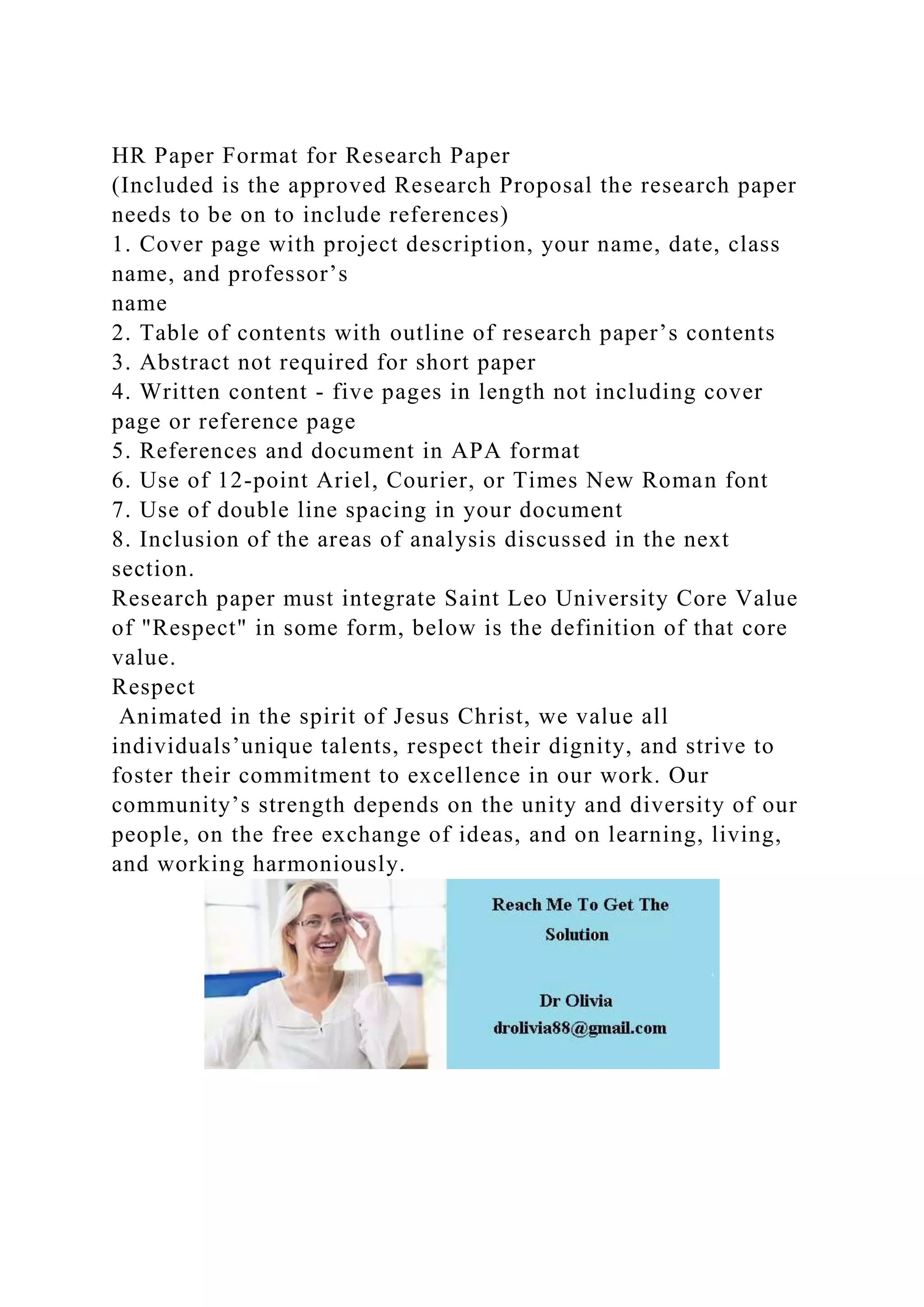 HR Paper Format for Research Paper(Included is the approved Resear.docx