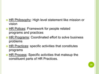 Design an HR architecture for the differentiated workforce” | PPT