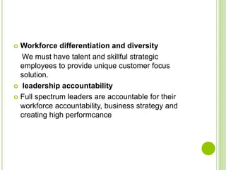 Design an HR architecture for the differentiated workforce” | PPT