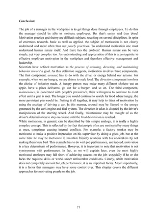 Implication of motivational concepts in workplace: A study on selected ...