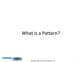 Universal Patterns: How They Can Help You Develop Your HR Data Model ...