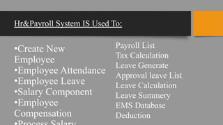 Payroll & HRMS for Microsoft Dynamics NAV | PPTX | Human Resources ...