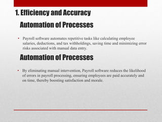The Top 10 Features of HR Payroll Management Software! | PPT