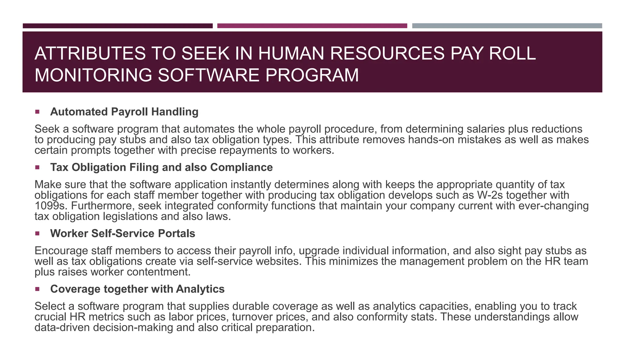 Streamline Operations with Automated HR Payroll Management Software! | PPTX | Human Resources ...