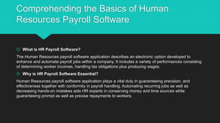 A Beginner's Dive into HR Software Implementation! | PPT