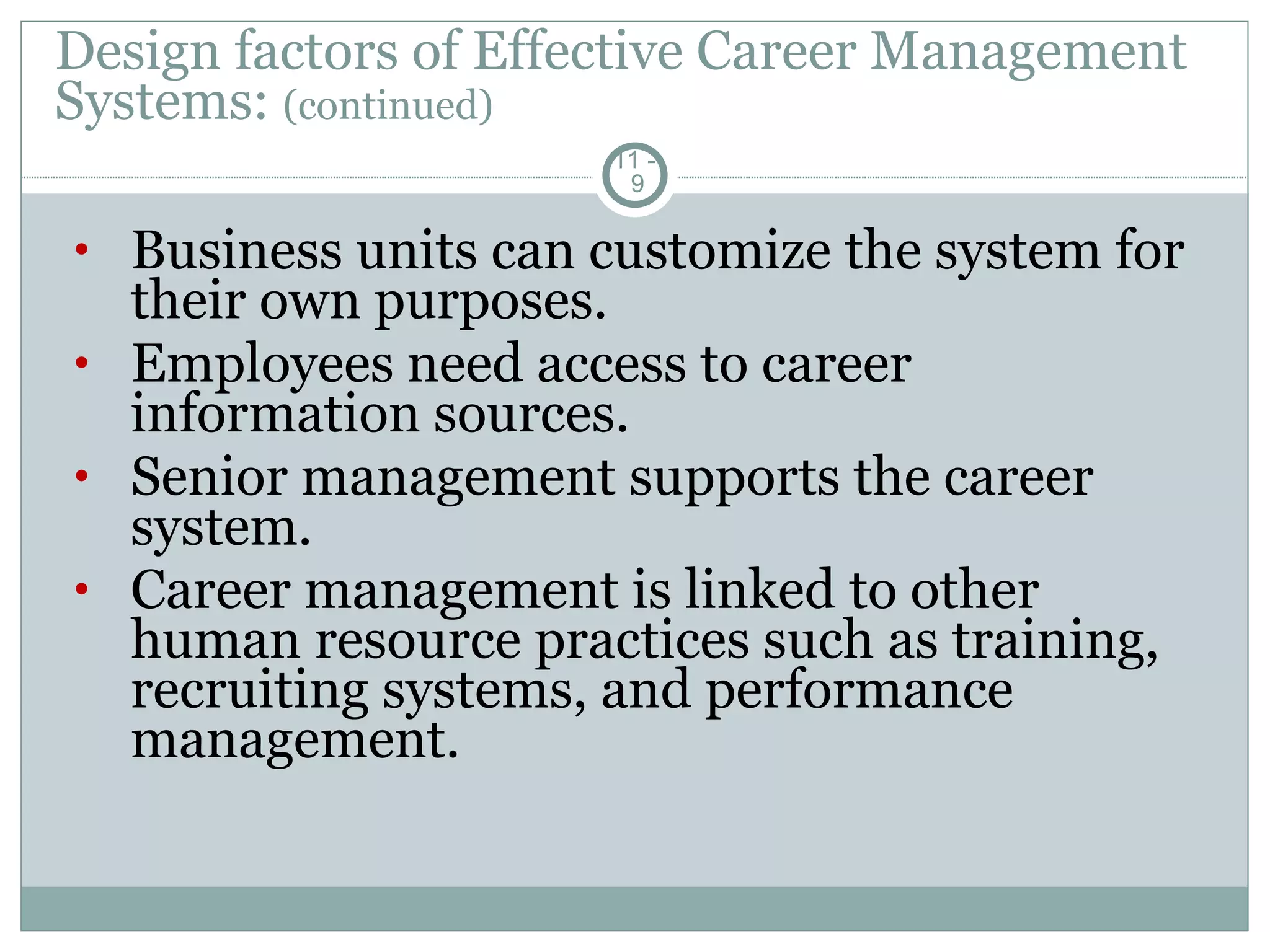 careers and career management | PPT