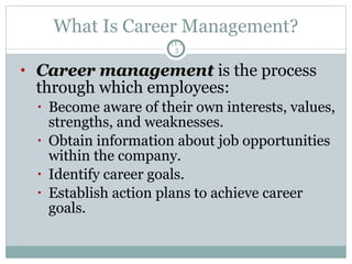 careers and career management | PPT