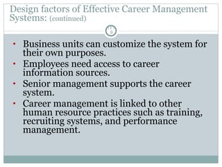 careers and career management | PPT