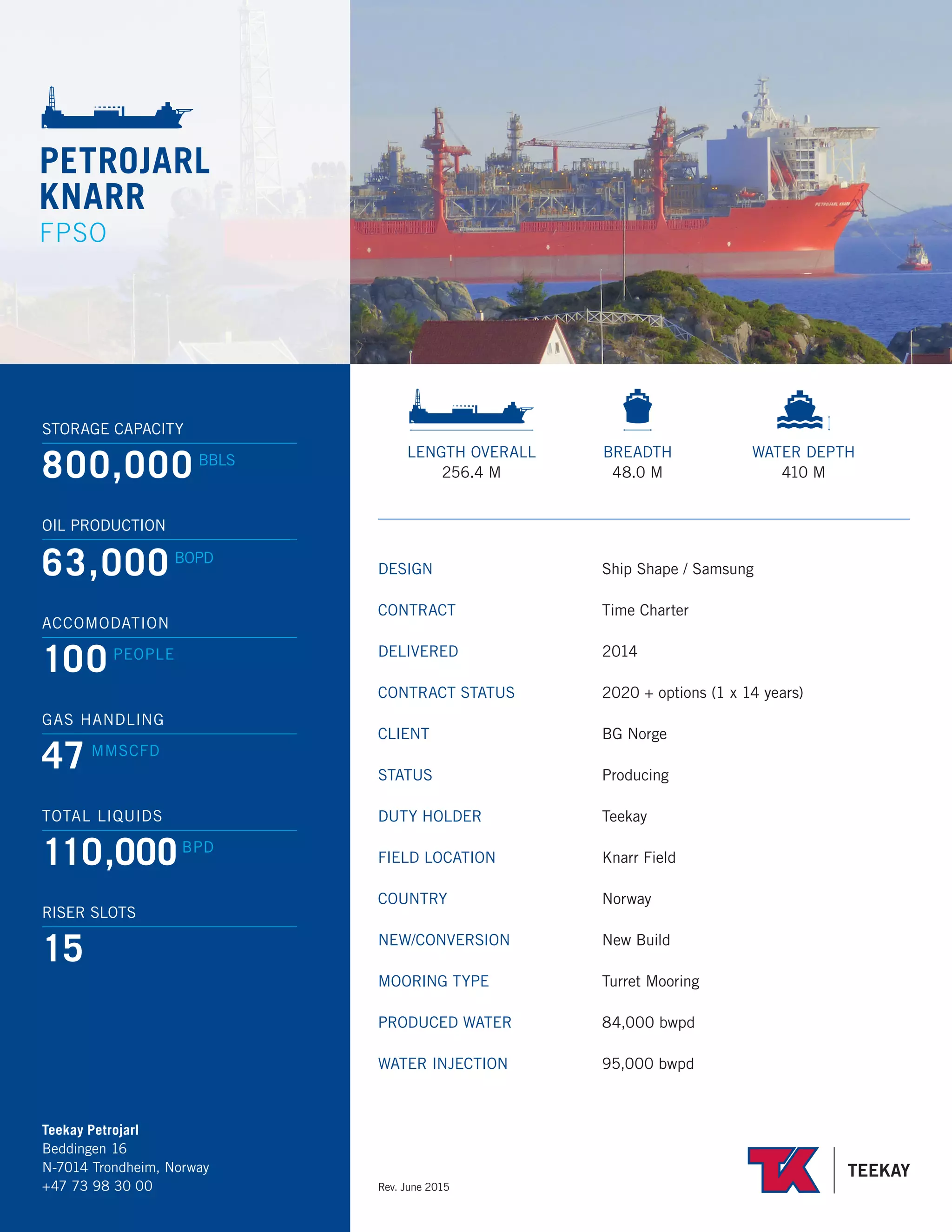 Hr Petrojarl Knarr Factsheet | PDF
