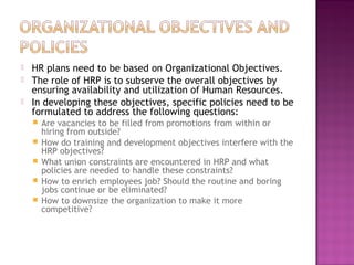 Human Resource planning | PPT