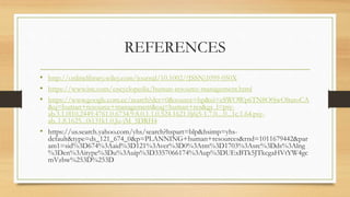 Human resources planning tutorial work | PPTX