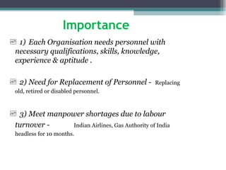 Human Resource planning | PPT | Human Resources | Business