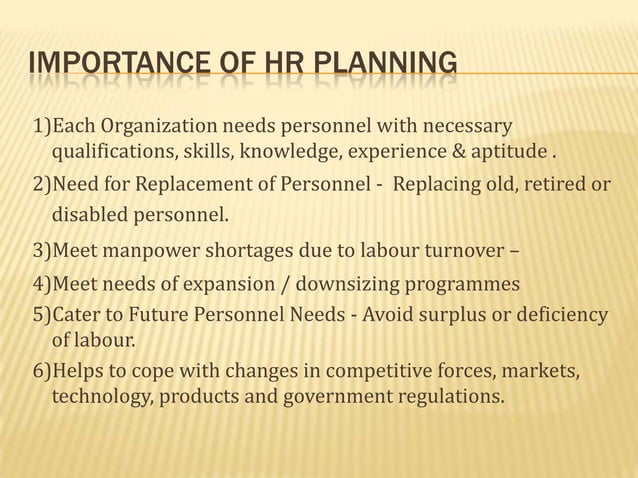 Hr planning and audit | PPT
