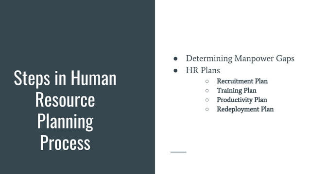 Human Resource Planning Process PPT and Notes. | PPT