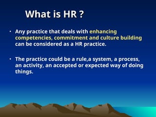 HR planning presentation power point doc | PPT