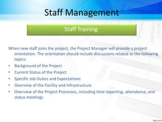 Project HR plan presentation | PPT